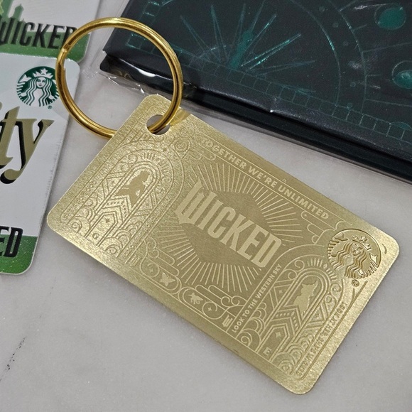 Starbucks | Accessories | Starbucks Wicked Keychain Card Zero Balance ...